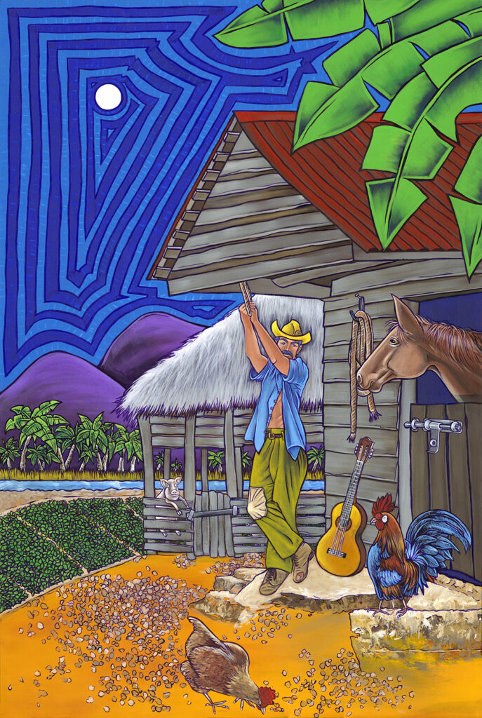 Un Guajiro en el Campo / A Guajiro in the Field - Rodez Art