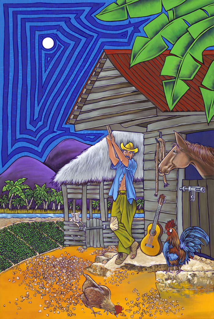 Un Guajiro en el Campo / A Guajiro in the Field - Rodez Art